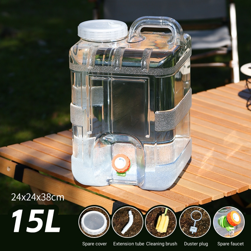 Tase Good price Outdoor bucket 5L / 10L / 15L portable multifunctional transparent food grade ...