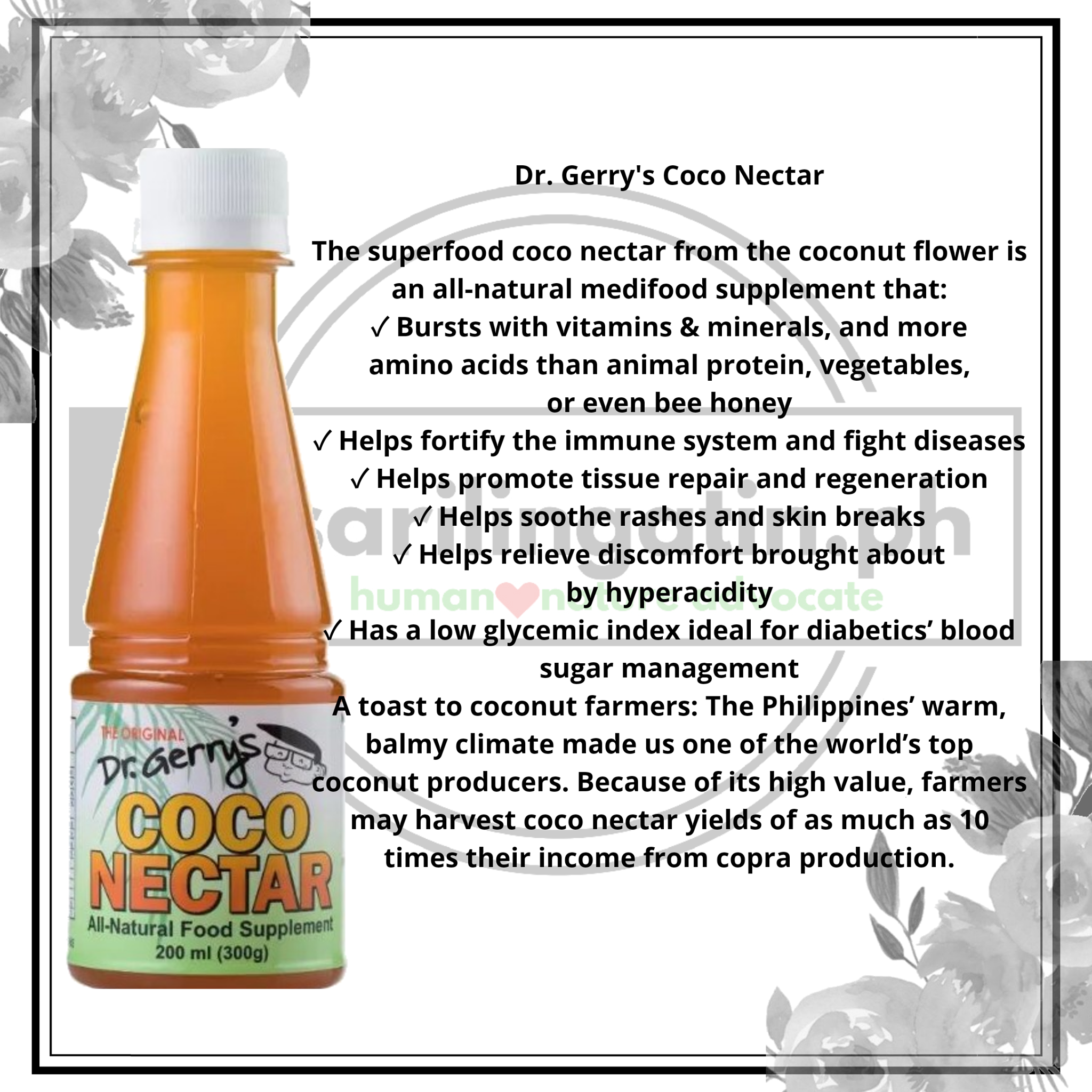 Dr. Gerrys Coco Nectar 300g | Lazada PH