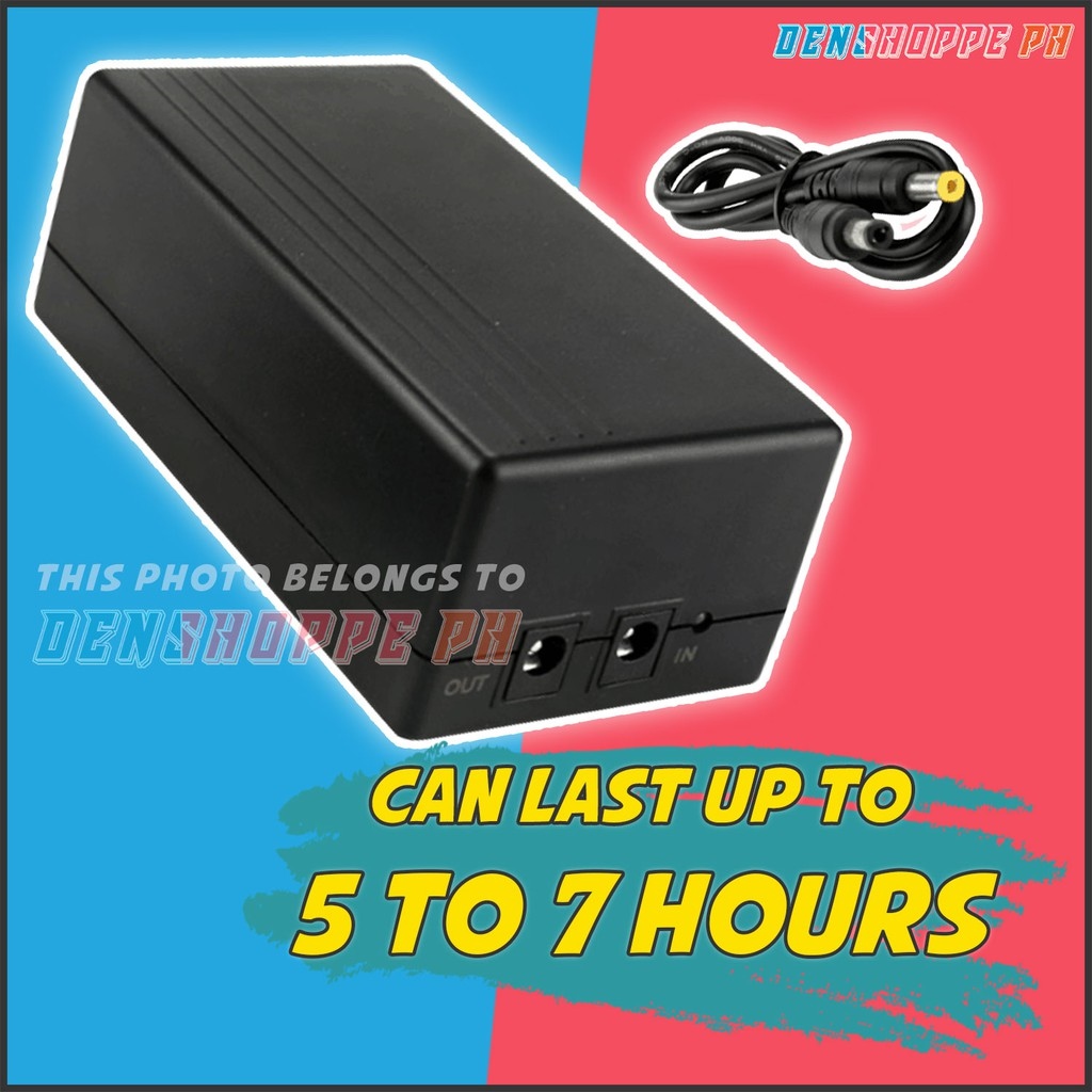 Mini UPS Power Station for WiFi Router PLDT Converge Globe Smart SKY ...