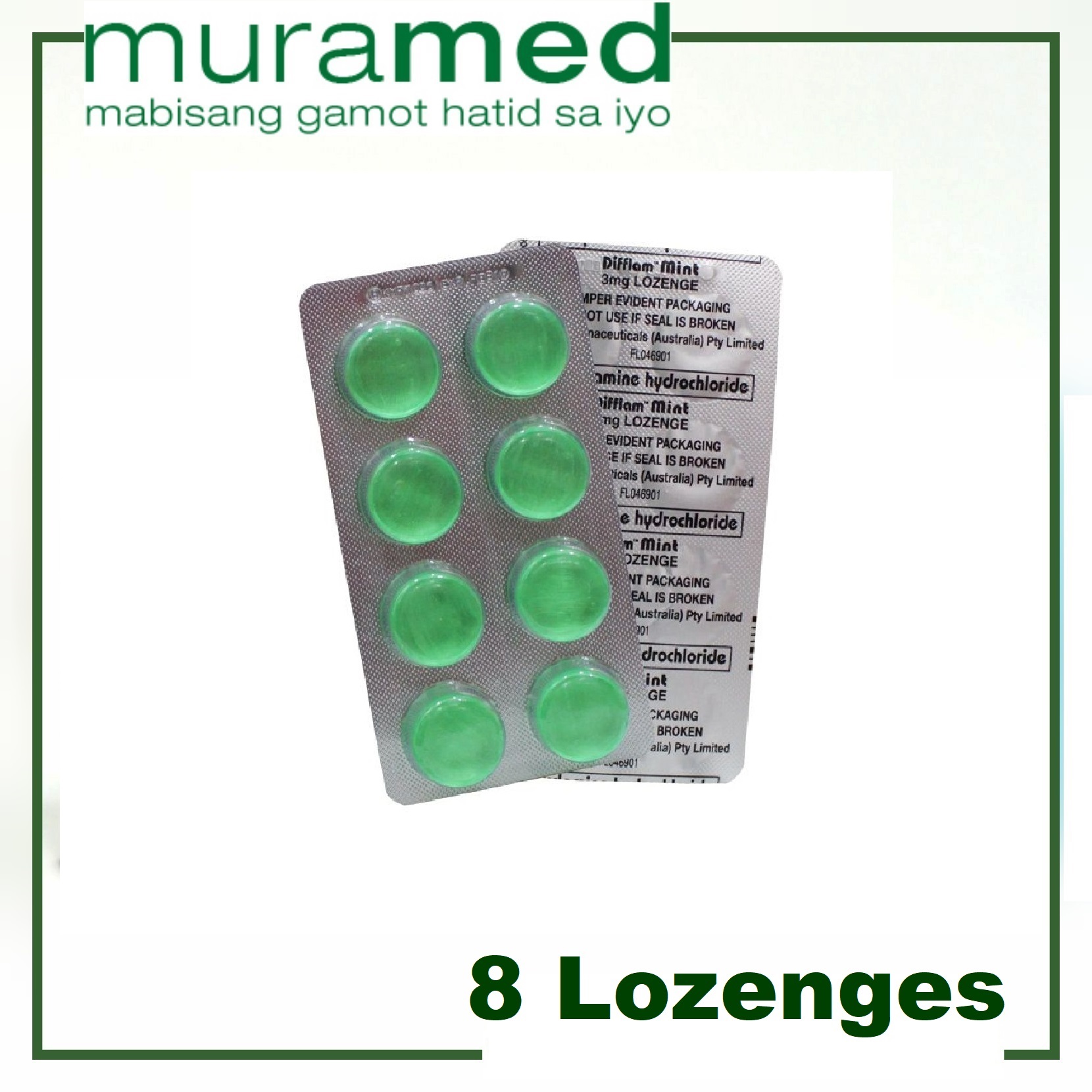 Difflam - Benzydamine HCl 3mg Lozenges 8's | Lazada PH