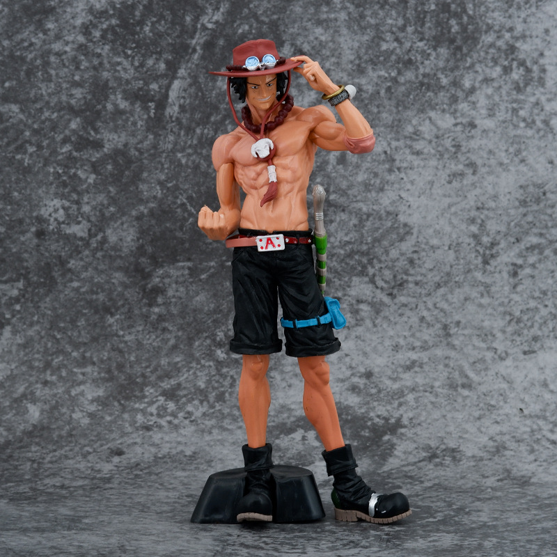 27 cm One Piece Fire Fist Ace action figure collectibles anime figure ...
