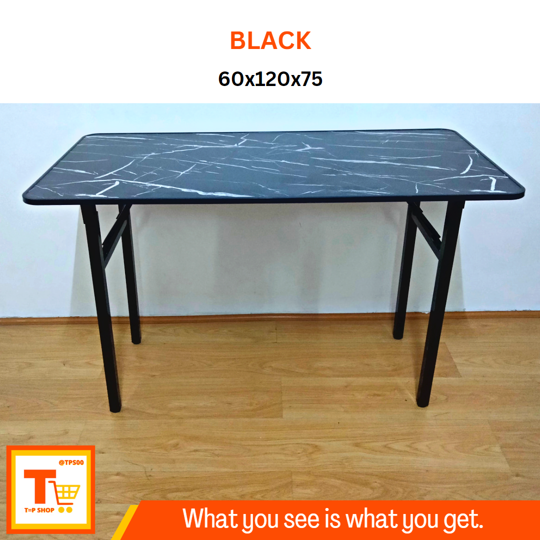 FOLDABLE TABLE - DINING TABLE / OFFICE TABLE / STUDY TABLE (MARBLE ...
