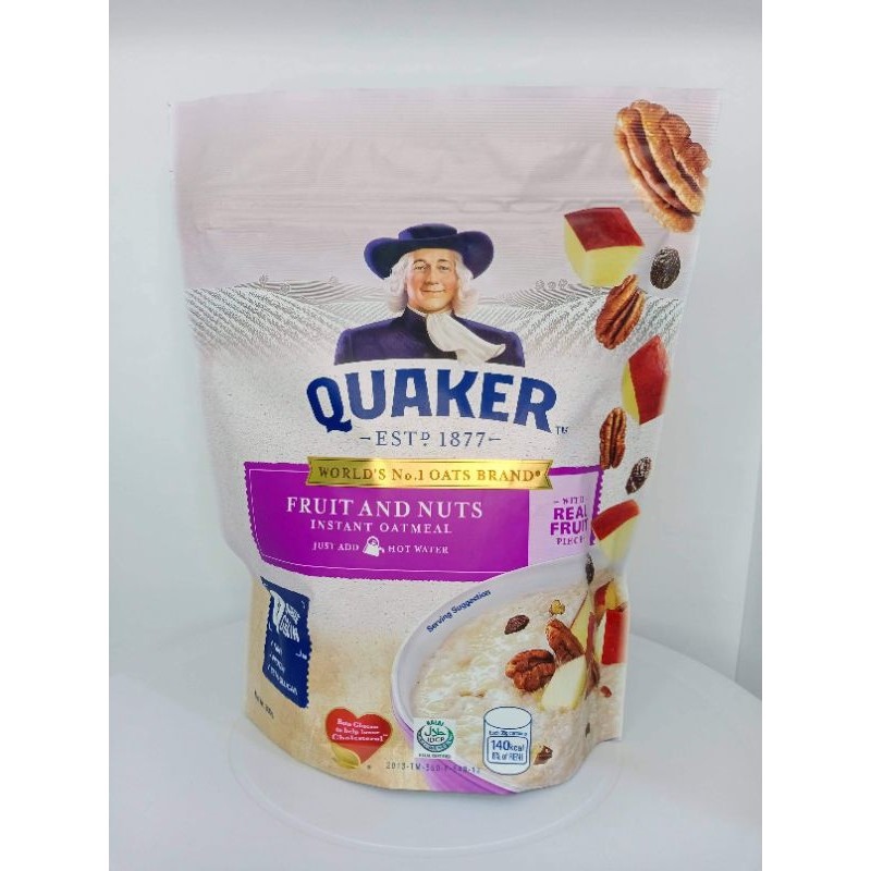 Quaker Fruit and Nuts Instant Oatmeal 350g Just Add Hot Water | Lazada PH