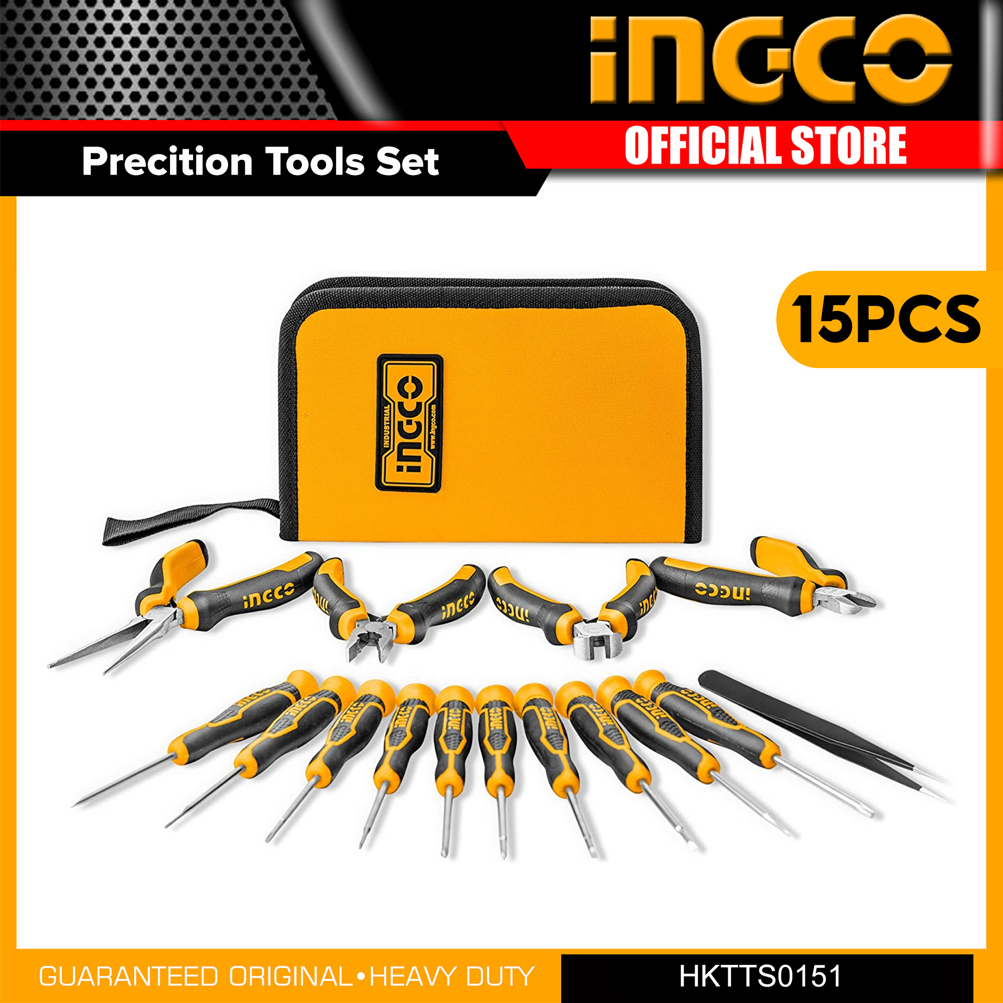 [MALL EXCLUSIVE] INGCO 15PCS/SET Precision Tools Set High Quality ...