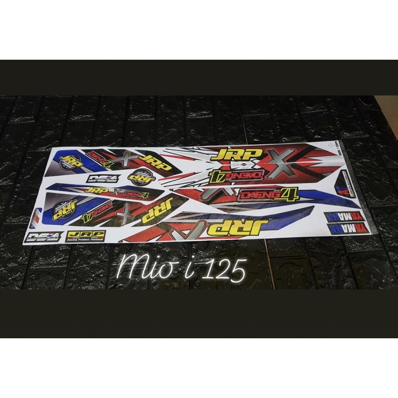 Mio i 125 / M3 JRP x DAENG sai4 sticker decals ( die cut w/freebies) OP ...