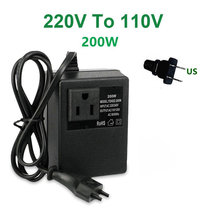 150W 100W Converter Charger Voltage Transformer Power 110V 120V To 220V ...