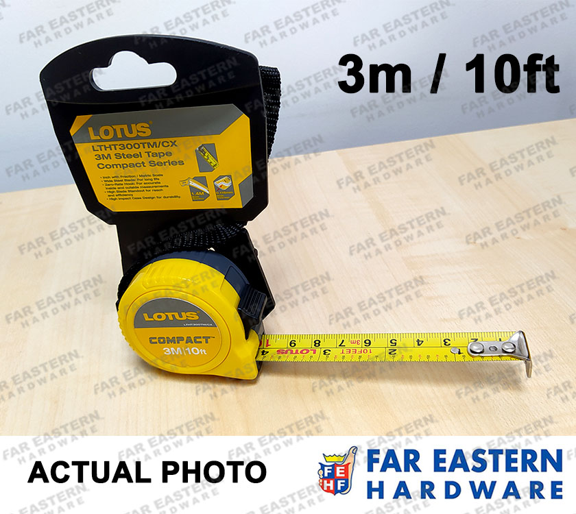 LOTUS Compact Series Steel Measuring Tape Inch with Fraction LTHT ...