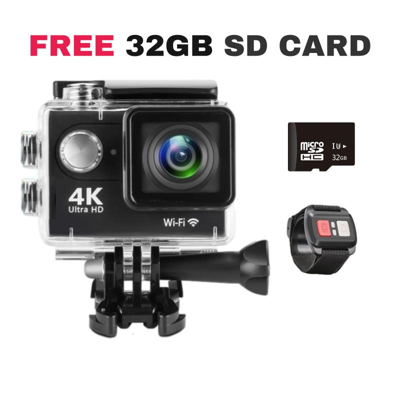 4K Ultra HD Action Camera for motorcycle Vlogging with Waterproof Case ...