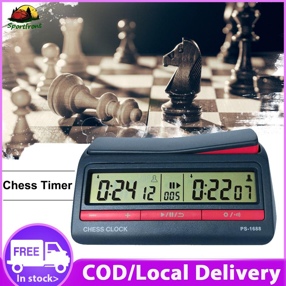 Digital Chess Timer Professional Board Game Count Up Down Timer Battery ...
