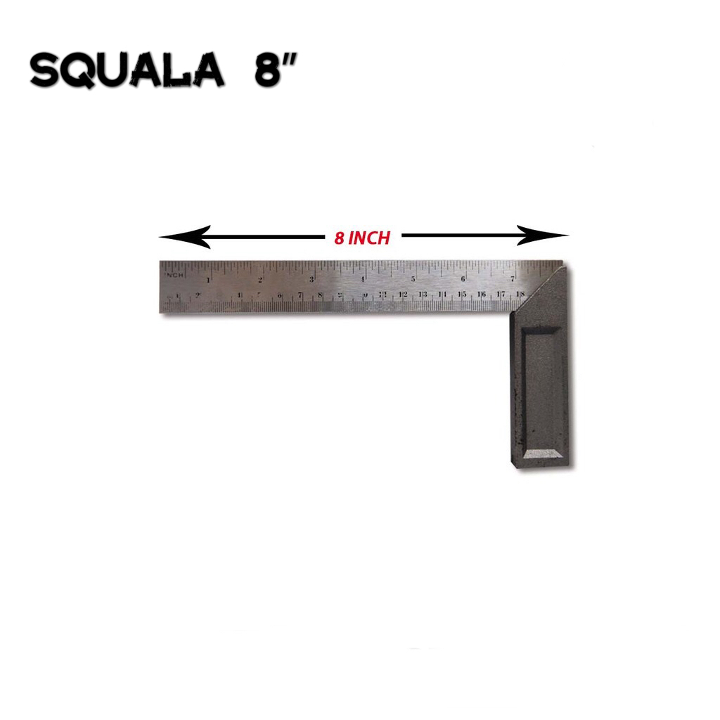 Squala / L-Square Try Square Angle Ruler Skwala 8" 10" 12" | Lazada PH