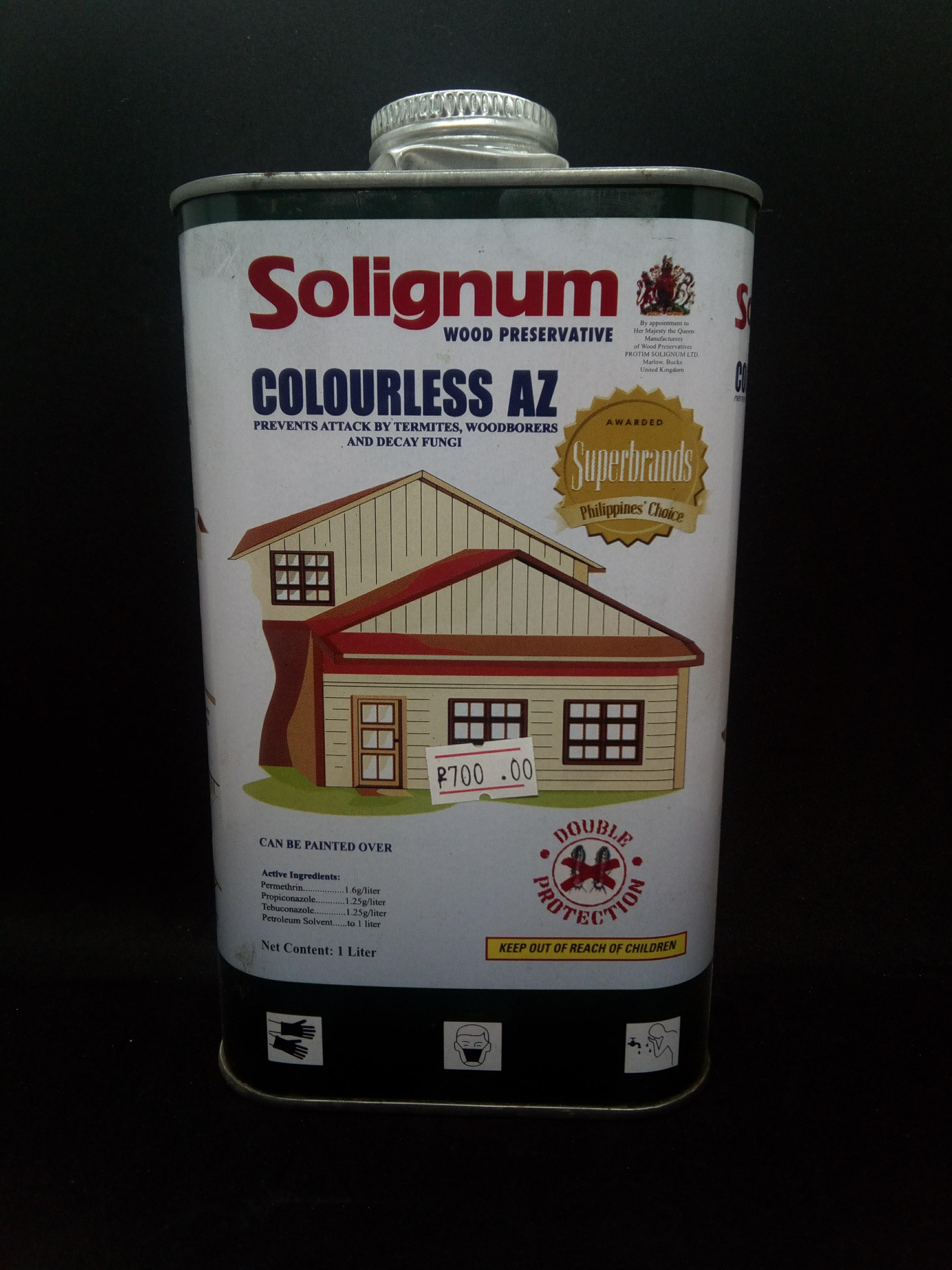 Solignum Colourless AZ Wood Preservative Anti Termite 1 Liter | Lazada PH
