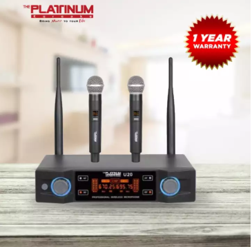 The Platinum U20 PTW 400U Wireless Microphone | Lazada PH