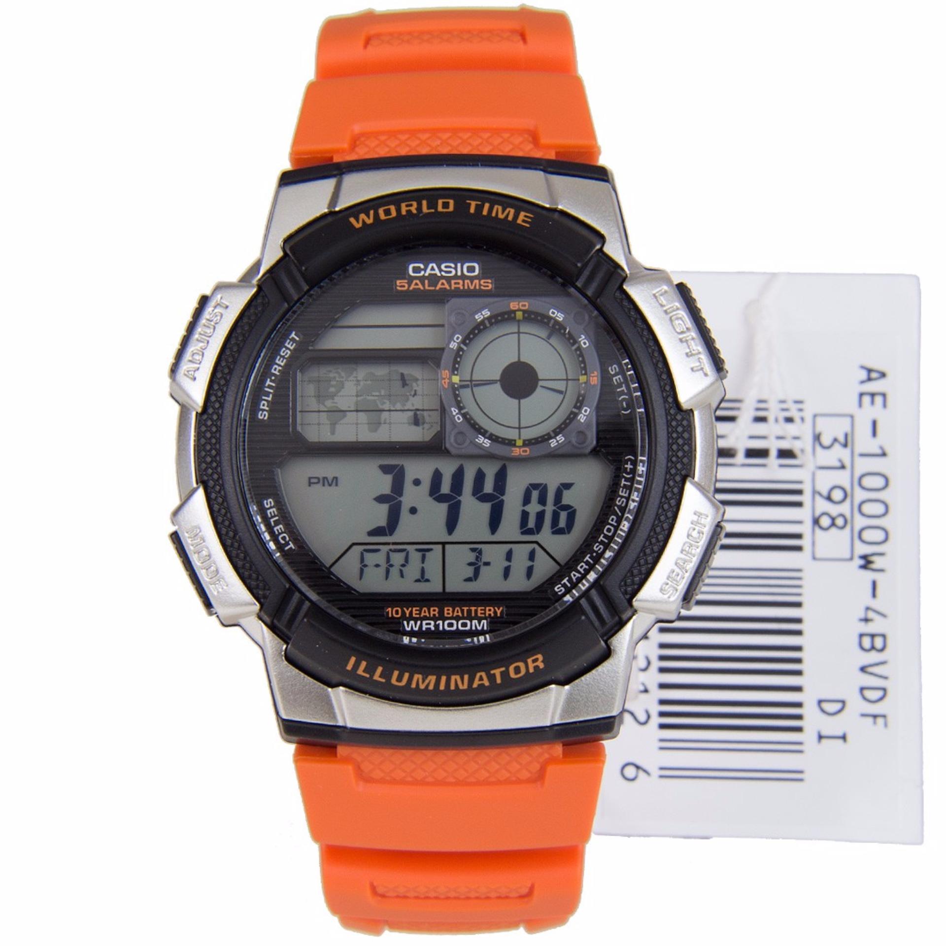Casio AE-1000W-4BV Orange | Lazada PH