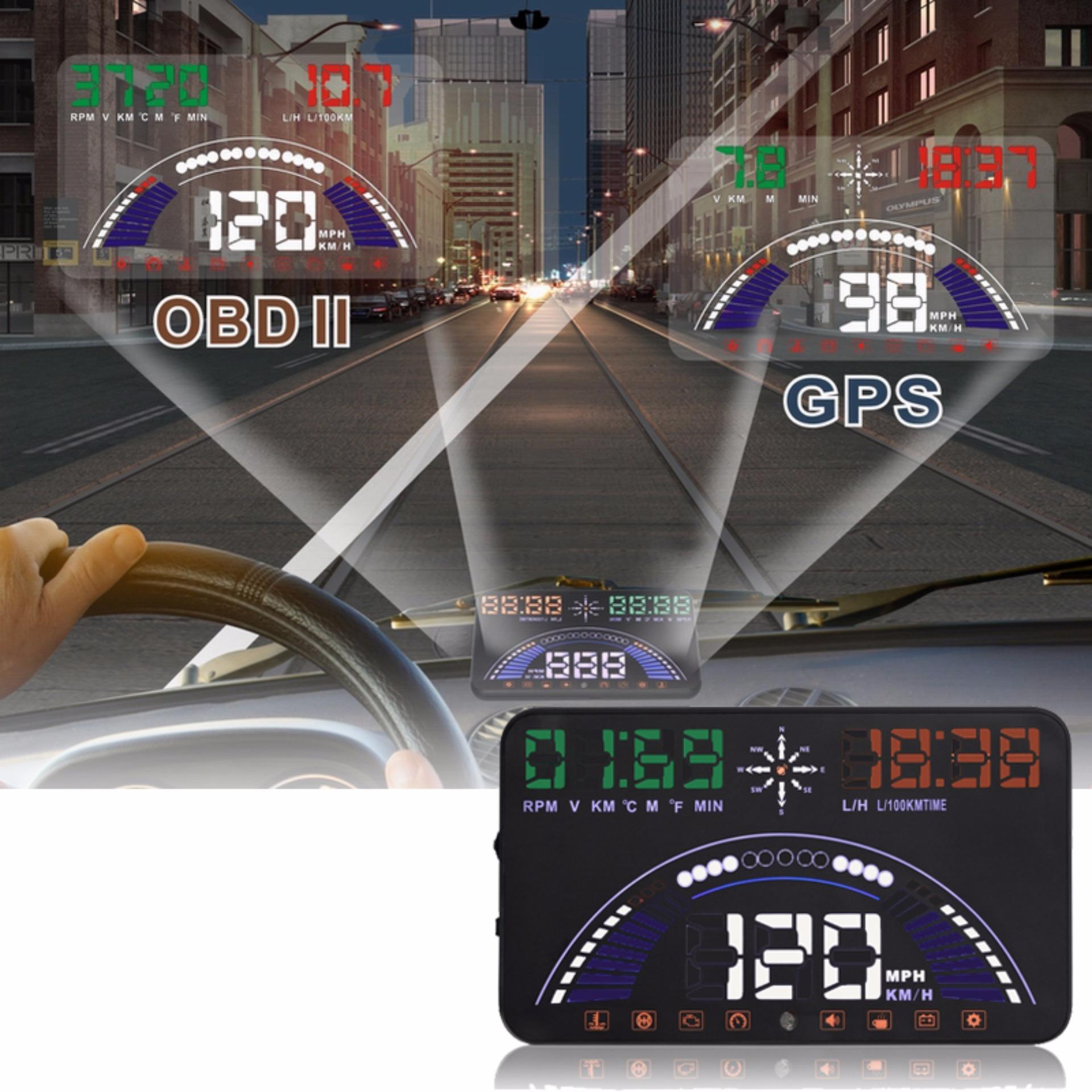 LHR HUD S7 5.8” Speedometer with GPS HUD System | Lazada PH