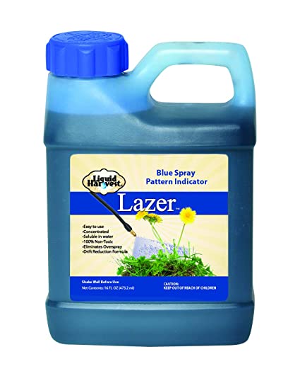Liquid Harvest Lazer Blue Concentrated Spray Pattern Indicator Perfect ...