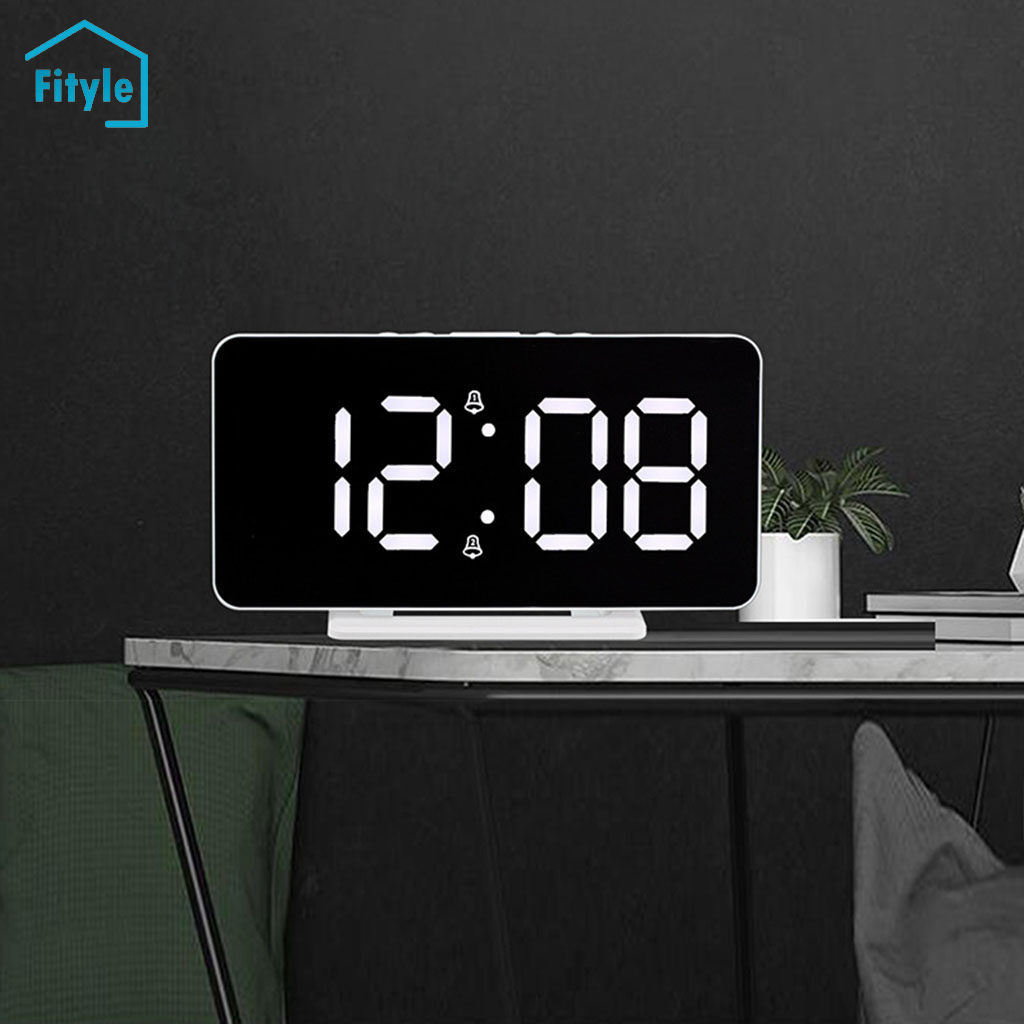Fityle Multifunction Digital Clock LED Display Temperature Date Time ...