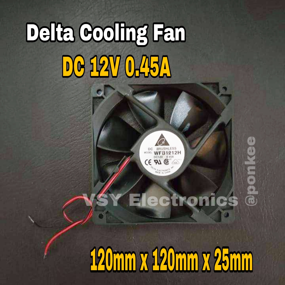 Original Delta DC Brushless Blower Cooler High Airflow Cooling Fan 12v ...