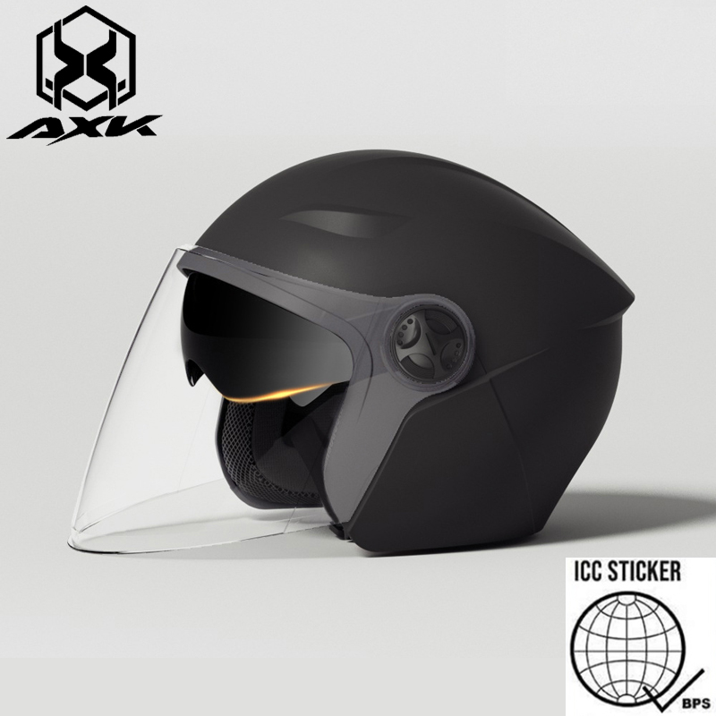 Motorcycle Helmet Electric Bike Bicycle Helmet Half Face Open Face ...