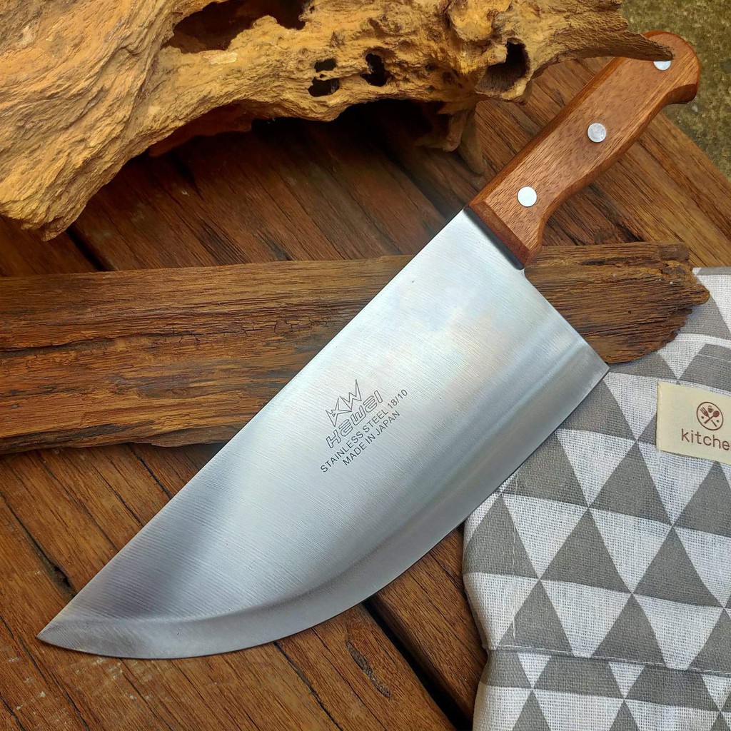 10" Heavy Duty Kitchen Pointed Tip Cleaver Butcher Chopping Knife ...