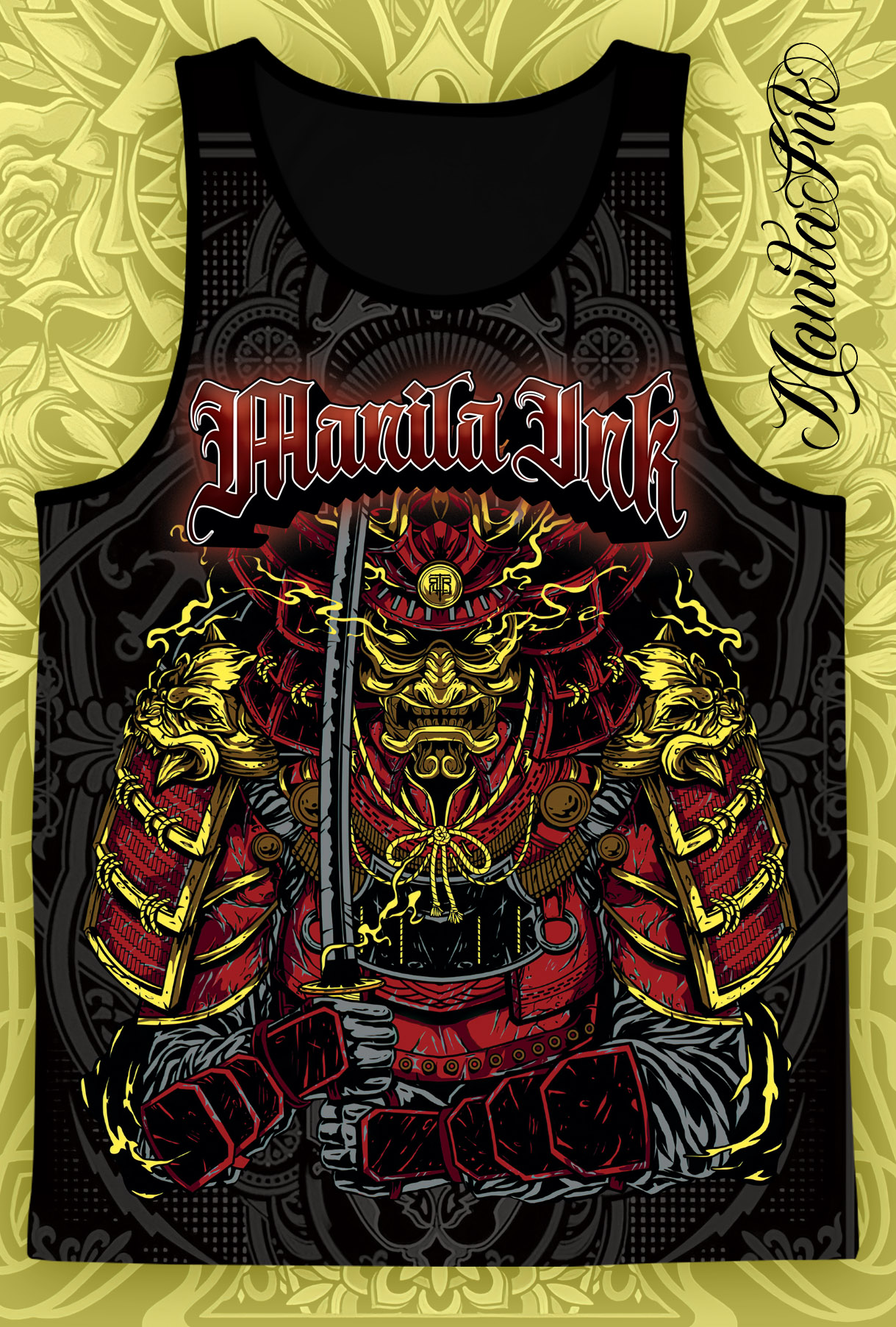 Artees® Manila Ink Sando Hot Deals Black Tanktop Unisex shirt Tattoo ...