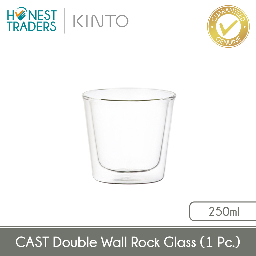 KINTO Cast Double Wall Rock Glassware (250ml) - 21430 - Un-interfering ...