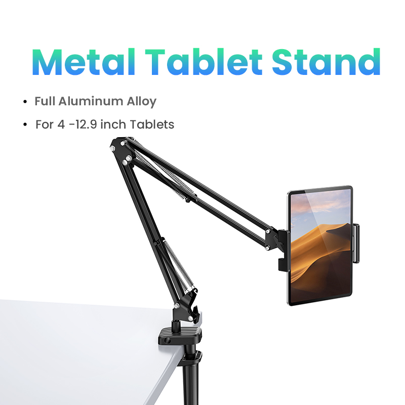 UGREEN Phone & Tablet Stand 360 Rotating Flexible Long Arms Tablet ...