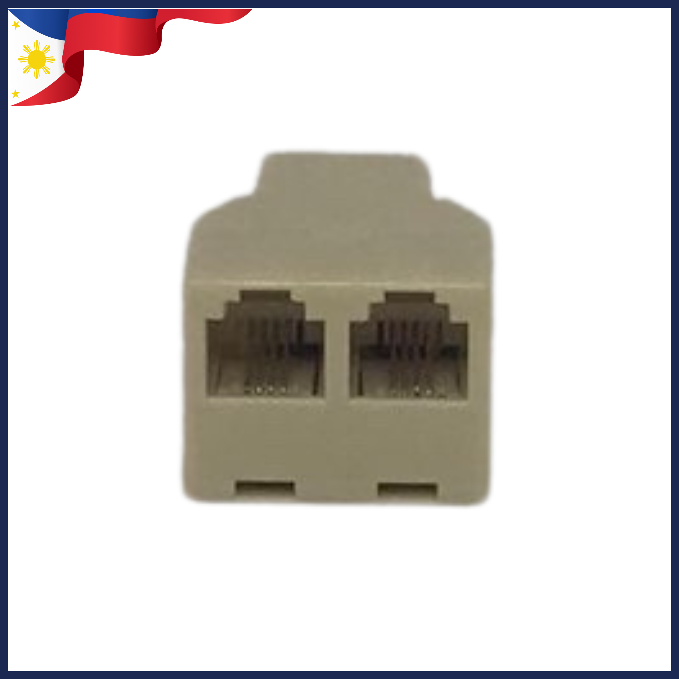 Sinag Electronical Devices 2 Way Outlet Telephone Jack Line Adapter 1 ...