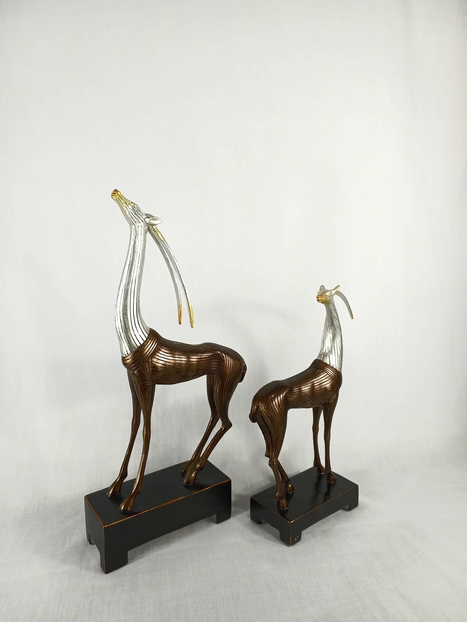 Decorative Set Brass Gazelle Display - Home Décor, Collection, Gift ...