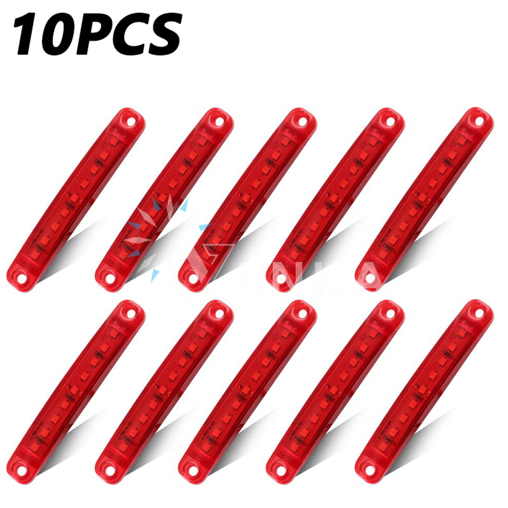 Vanka 10pcs 9led Light For Car Truck 24v Side Marking Indicator Signal ...