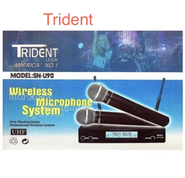Original Trident SN - U90 Professional wireless microphone (black ...