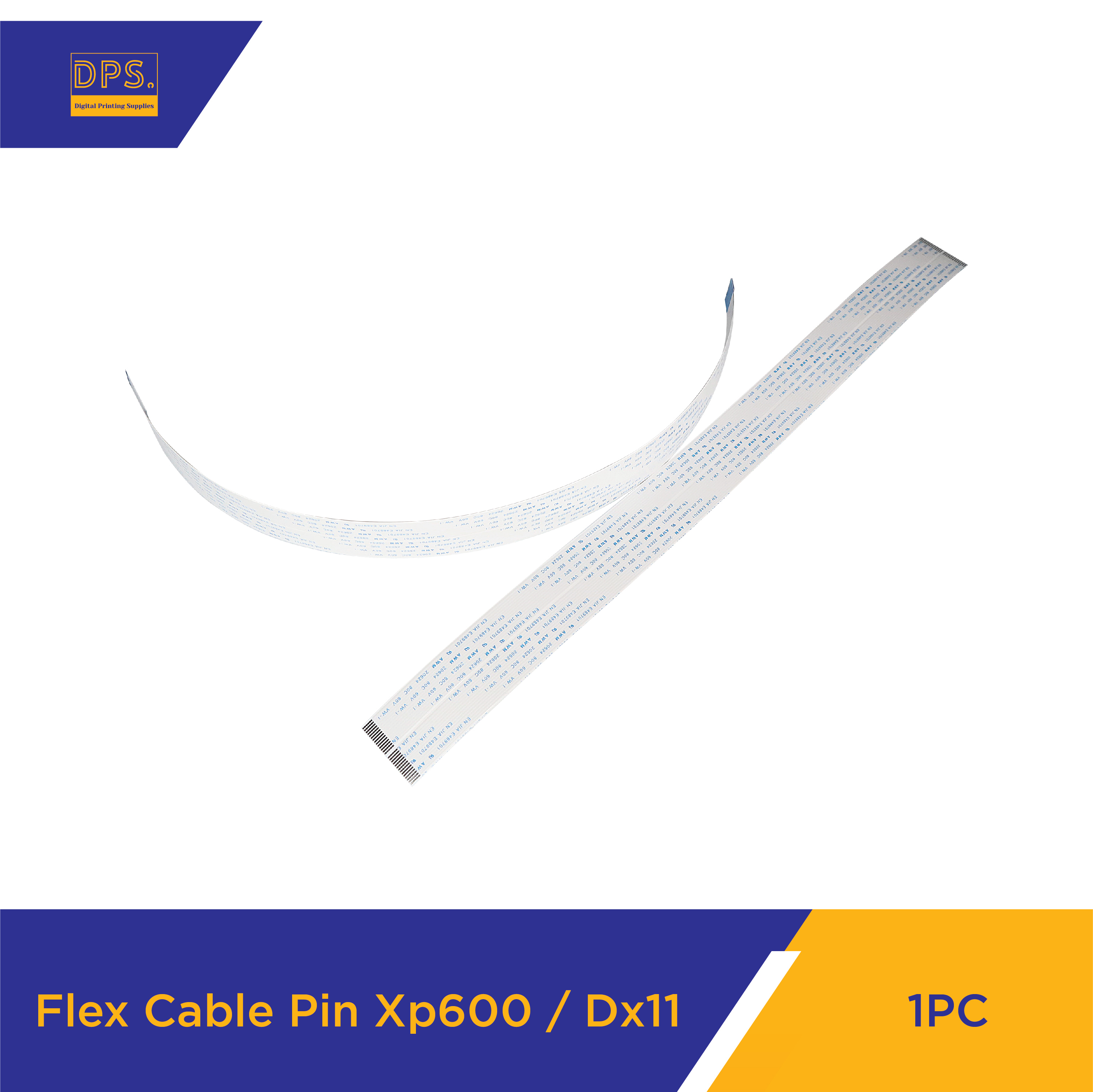 DPS XP600 FLEX CABLE 40cm. 28p Printer head cable for Epson TX800 XP600 ...