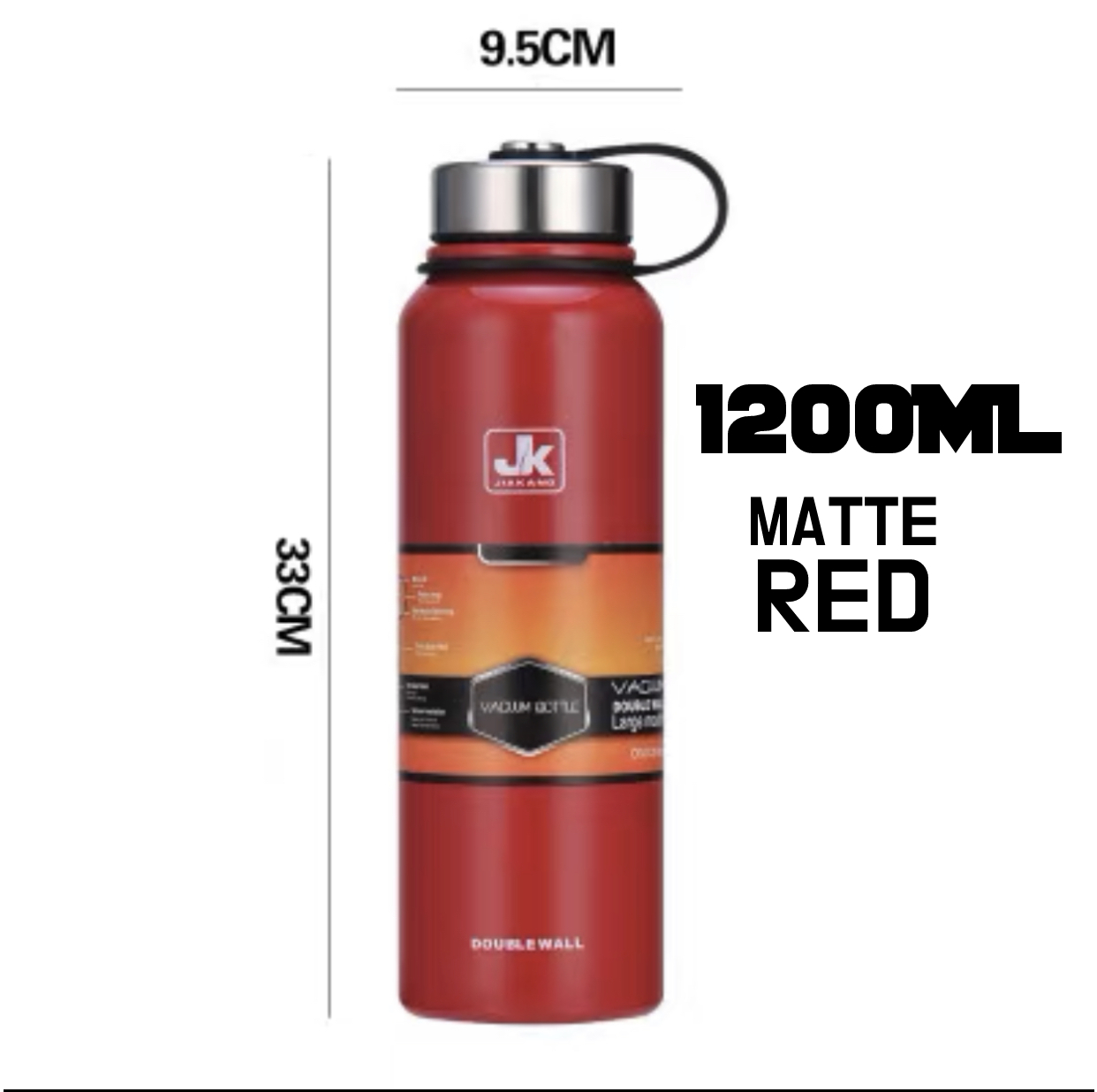 1200ML Premium Tumbler Vacuum Cup Flask Hot&Cold Double Wall Insulated ...