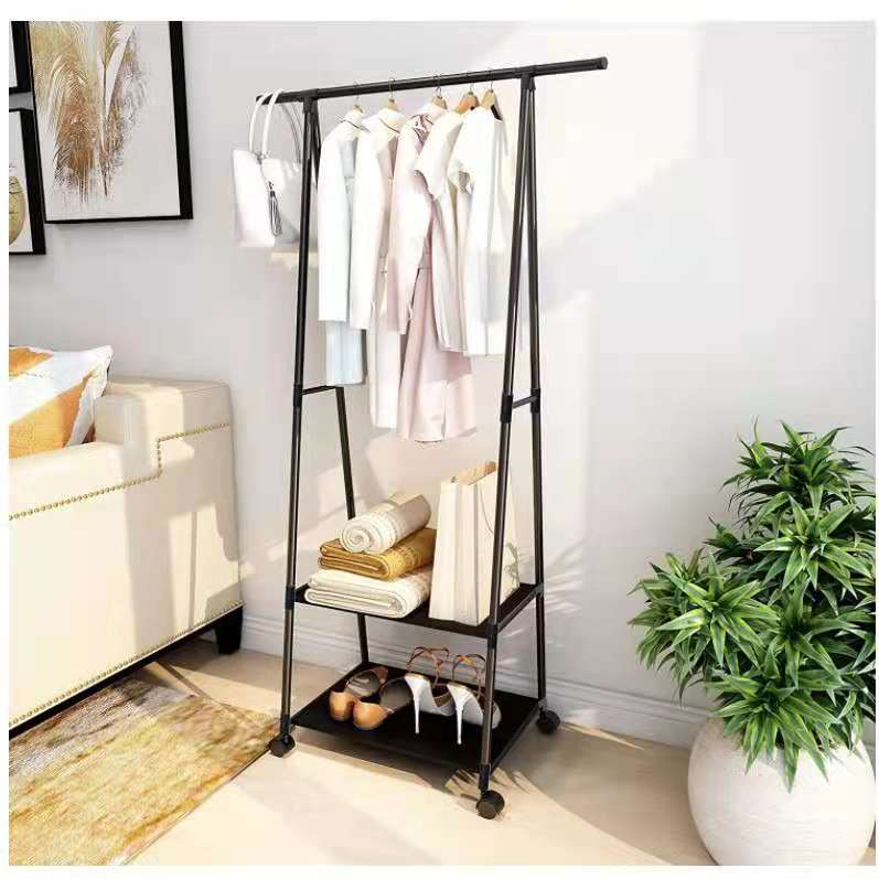 RL Triangle Coat Rack Clothes hanger Floor Bedroom Multifunction ...