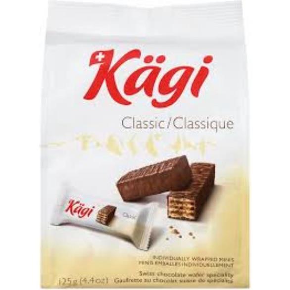 Kagi swiss chocolate wafers available in classic and dark minis 50g ...