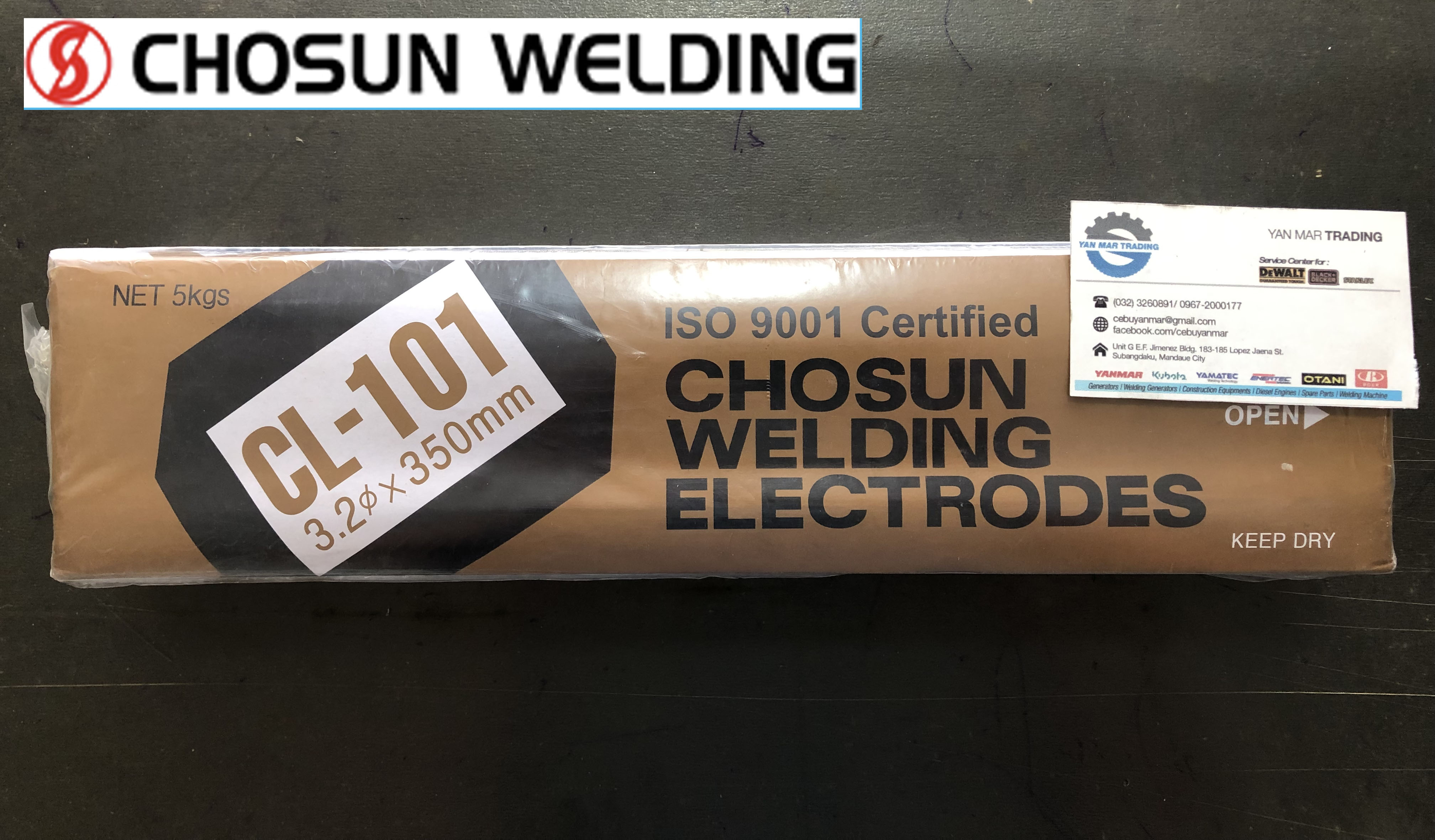 CHOSUN Welding electrode 6011 3.2mm 5KG | Lazada PH