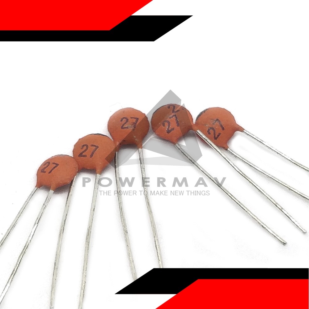 5pcs original 27pf ceramic Capacitor 27 pf 27 Ceramic Capacitor 50v ...