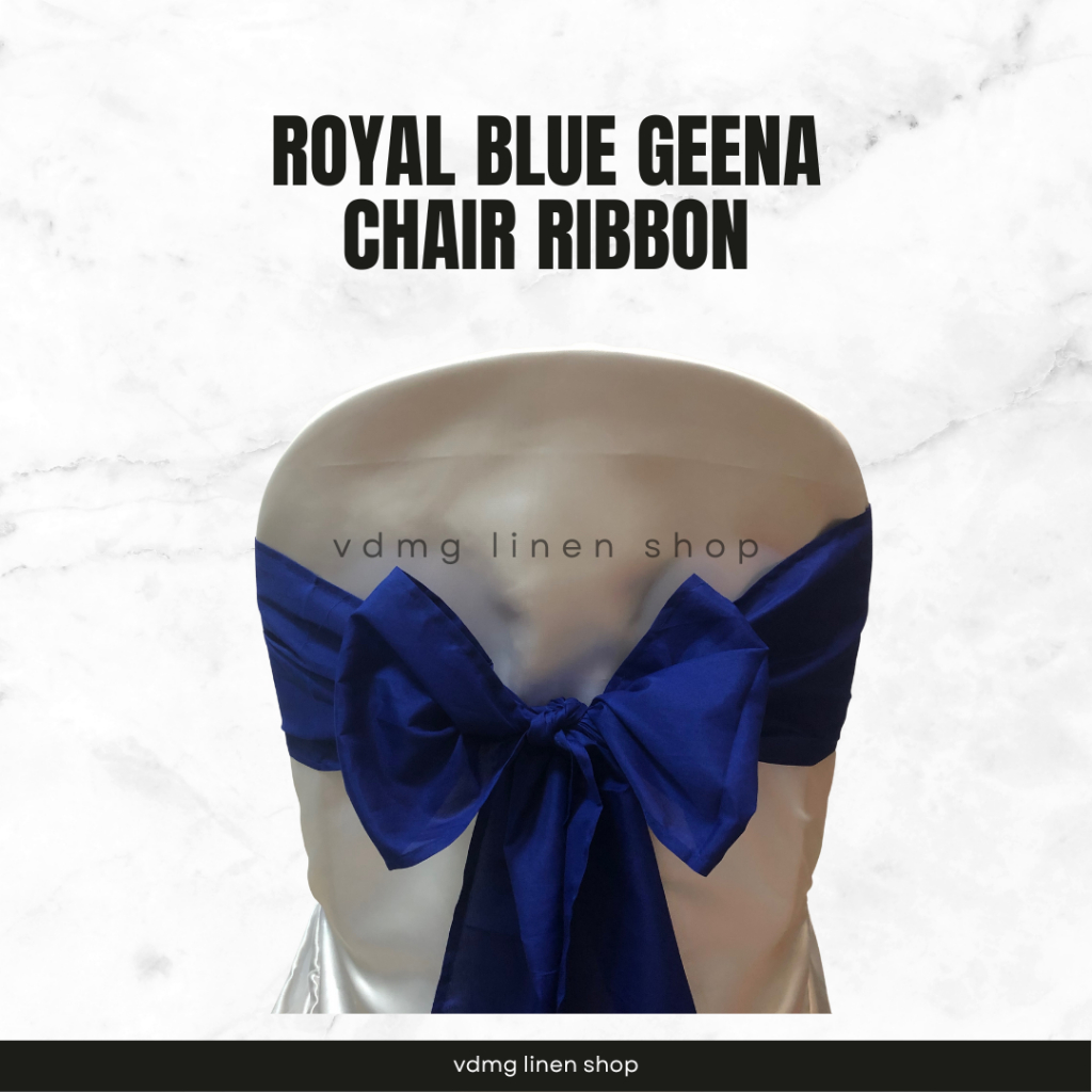 Geena Ribbon for Monoblock Chair Ribbon Catering Events Ribbon | Lazada
