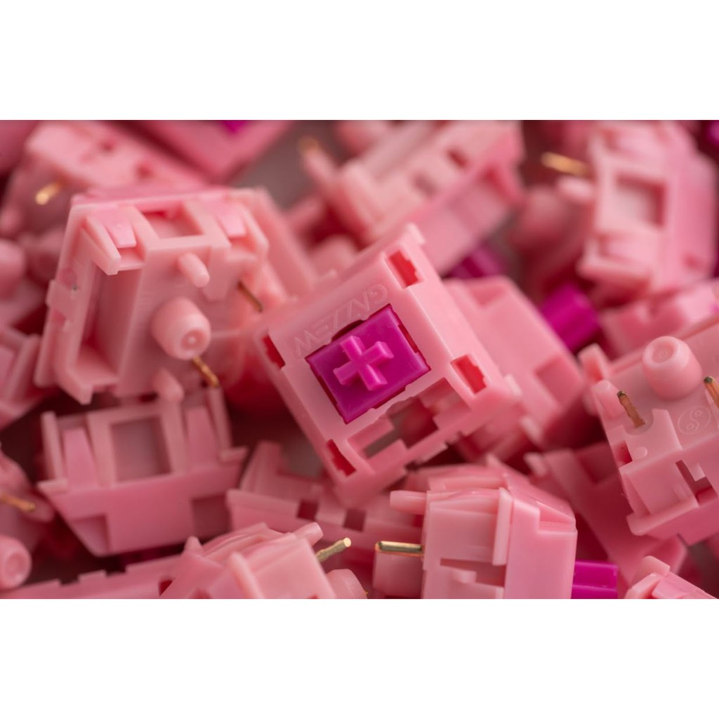 Gazzew Boba Pink Silent Linear Switch 52g & 68gMechanical Keyboard ...
