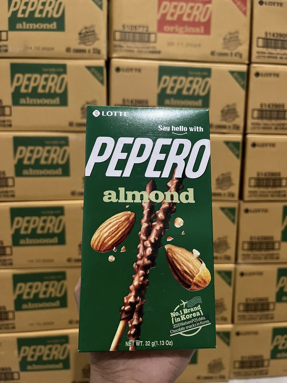 No.1 Korean Brand Snack | PEPERO Chocolate | Original, Almonds, White ...