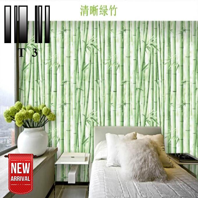 T3 pvc Self adhesive Waterproof Wallpaper 10m x 45cm | Lazada PH