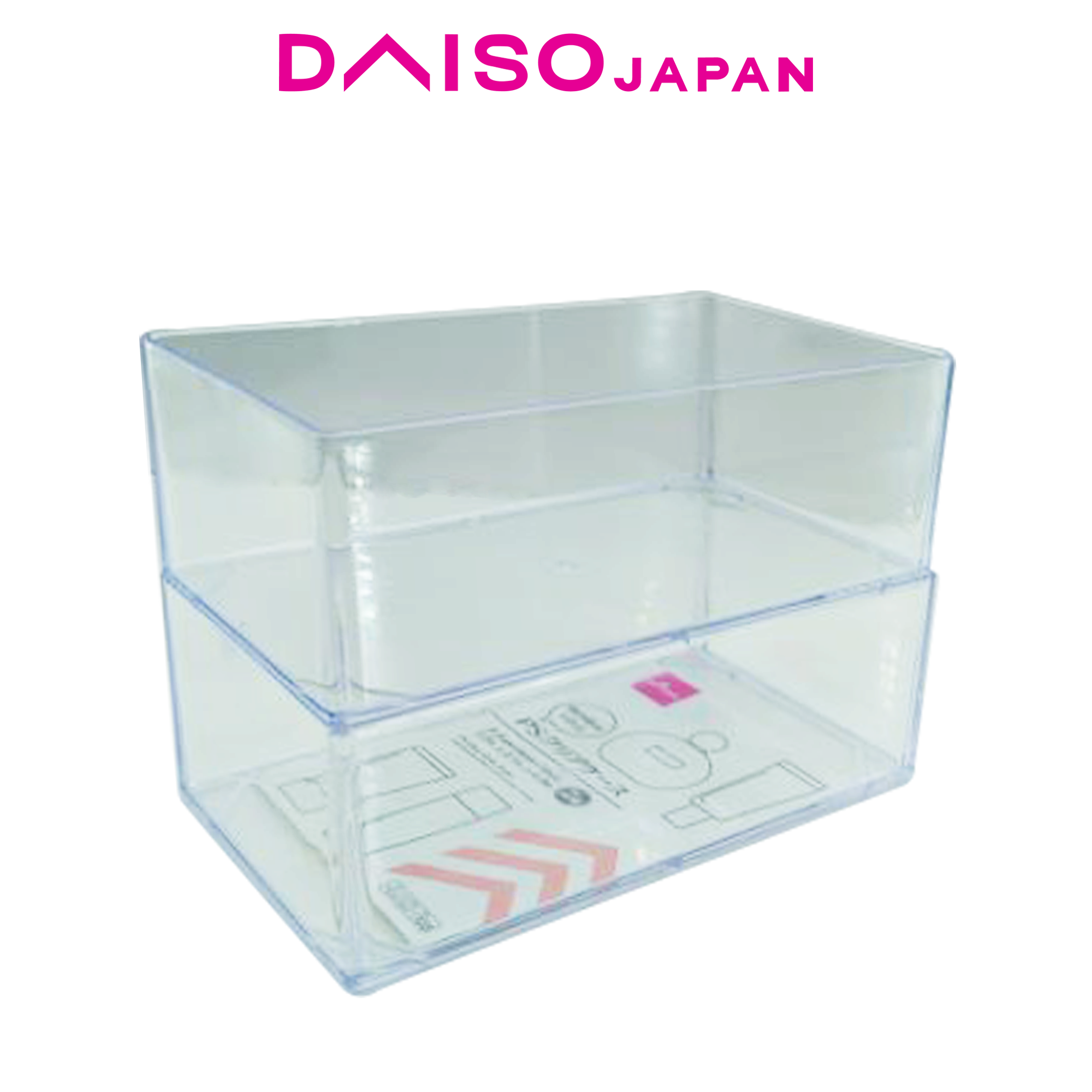 Daiso Clear Case Organizer 2pcs | Lazada PH
