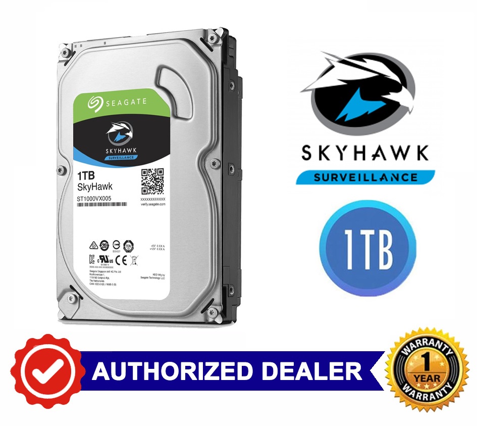 Seagate SKY HAWK 1TB SATA 3.5 Internal CCTV HARD DISK DRIVE | Lazada PH