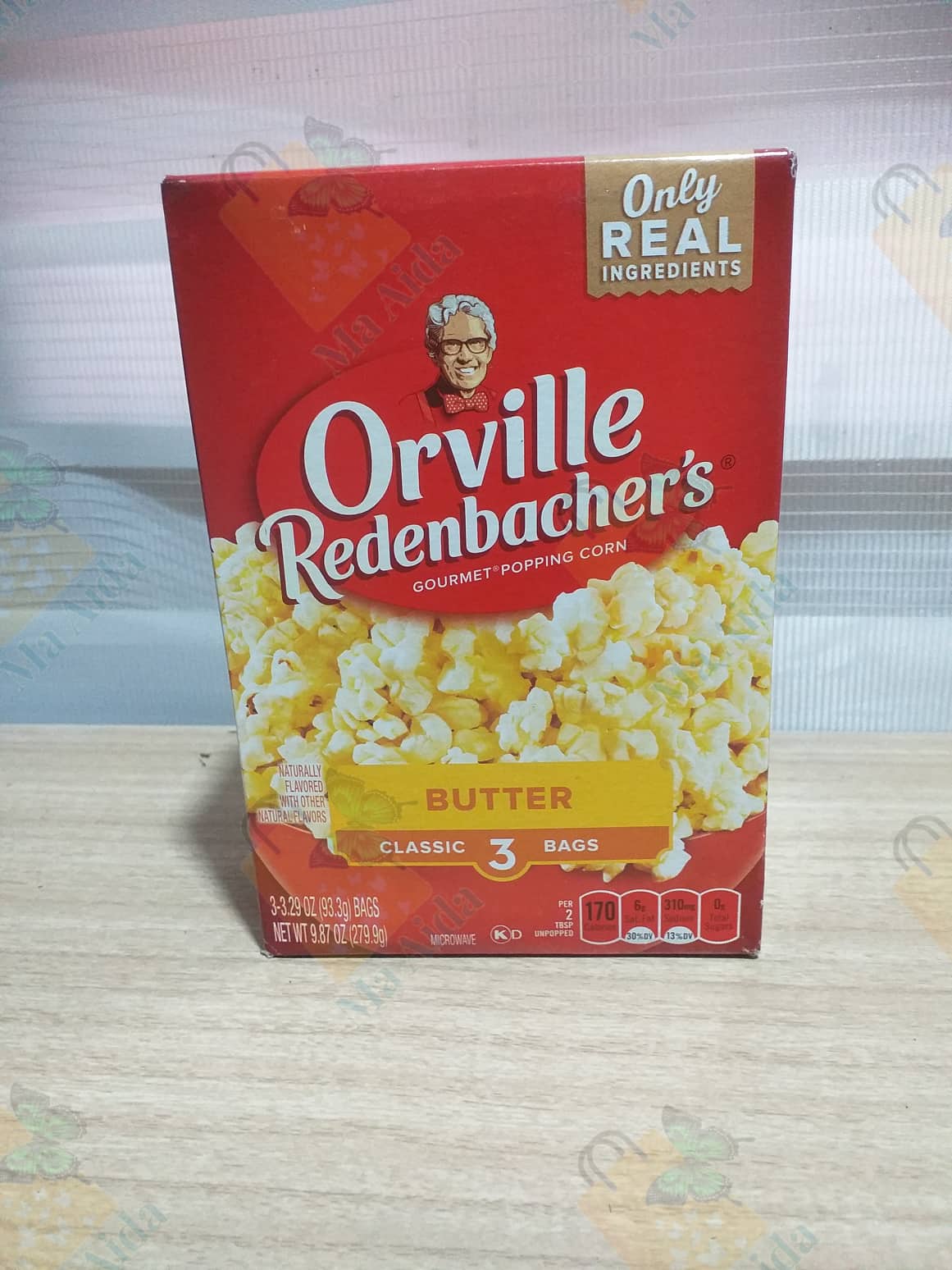 Orville Redenbacher's Butter Popcorn, 3.29 Ounce Classic 3 Bag Real ...