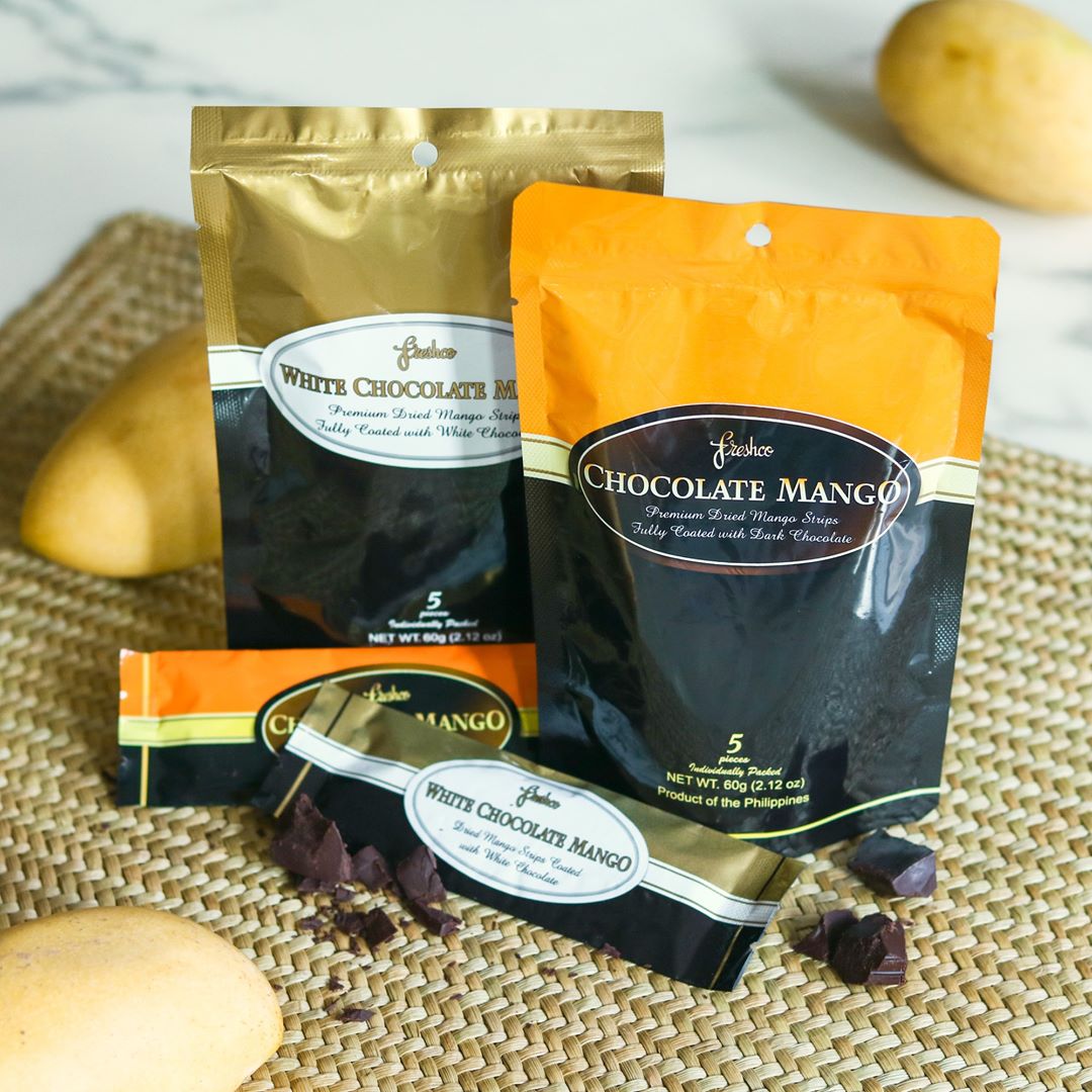 Freshco Dark Chocolate Dried Mangoes (60 grams/pack) - 10 packs | Lazada PH