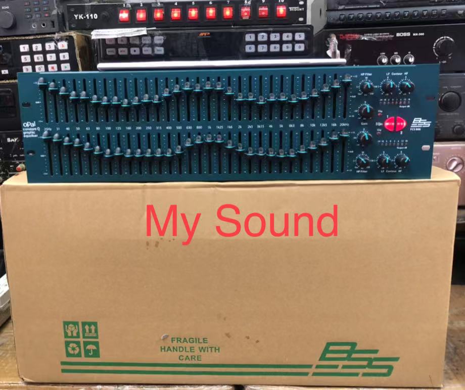 NEW! BSS FCS-966 Graphic Equalizer Audio Opal EQ High-Pass Filter 30+30 ...