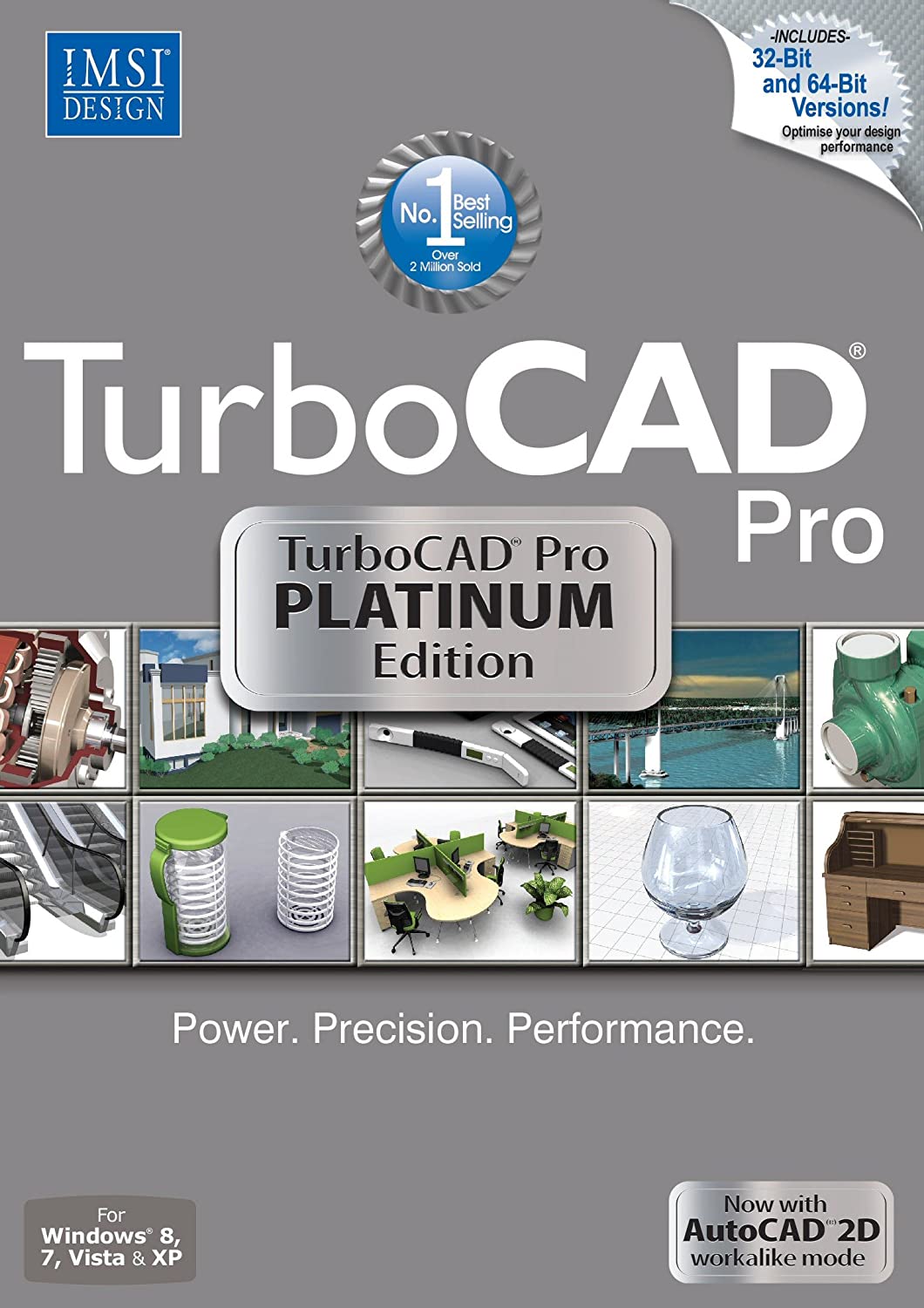 TurboCAD Pro Platinum Edition Version 21 by IMSI - Professional | CAD ...