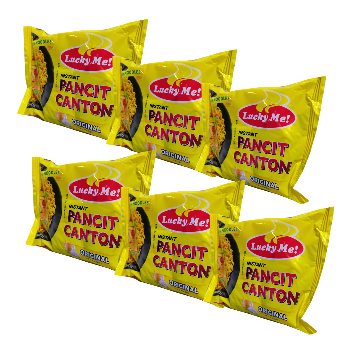 Lucky Me Instant PANCIT CANTON Original Flavor, 80g x 6pcs | Lazada PH