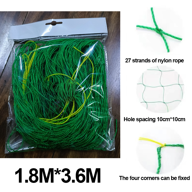 Garden Green Nylon Trellis Netting Support Climbing Bean Plant Nets ...