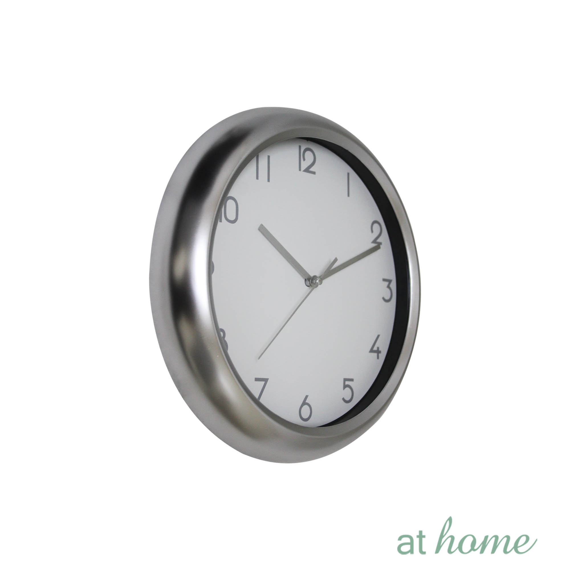 At Home Ezra Nordic Wall Clock 11’’ Inches Easy Read Number Analog Home ...