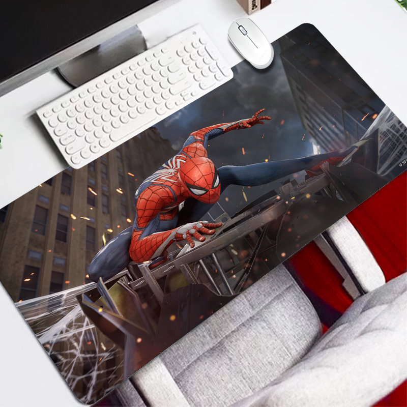 Keyboard Spider Man Mouse Pad Gaming Mouse Anime XXL Mouse Pad Pad ...